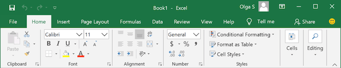 How To Reduce Ribbon Size In Excel Microsoft Excel 2016