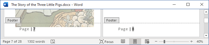 How To Skip Page Numbers For Some Pages In The Word Document Microsoft Word 365