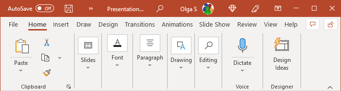 How To Reduce Ribbon Size In PowerPoint Microsoft PowerPoint 365