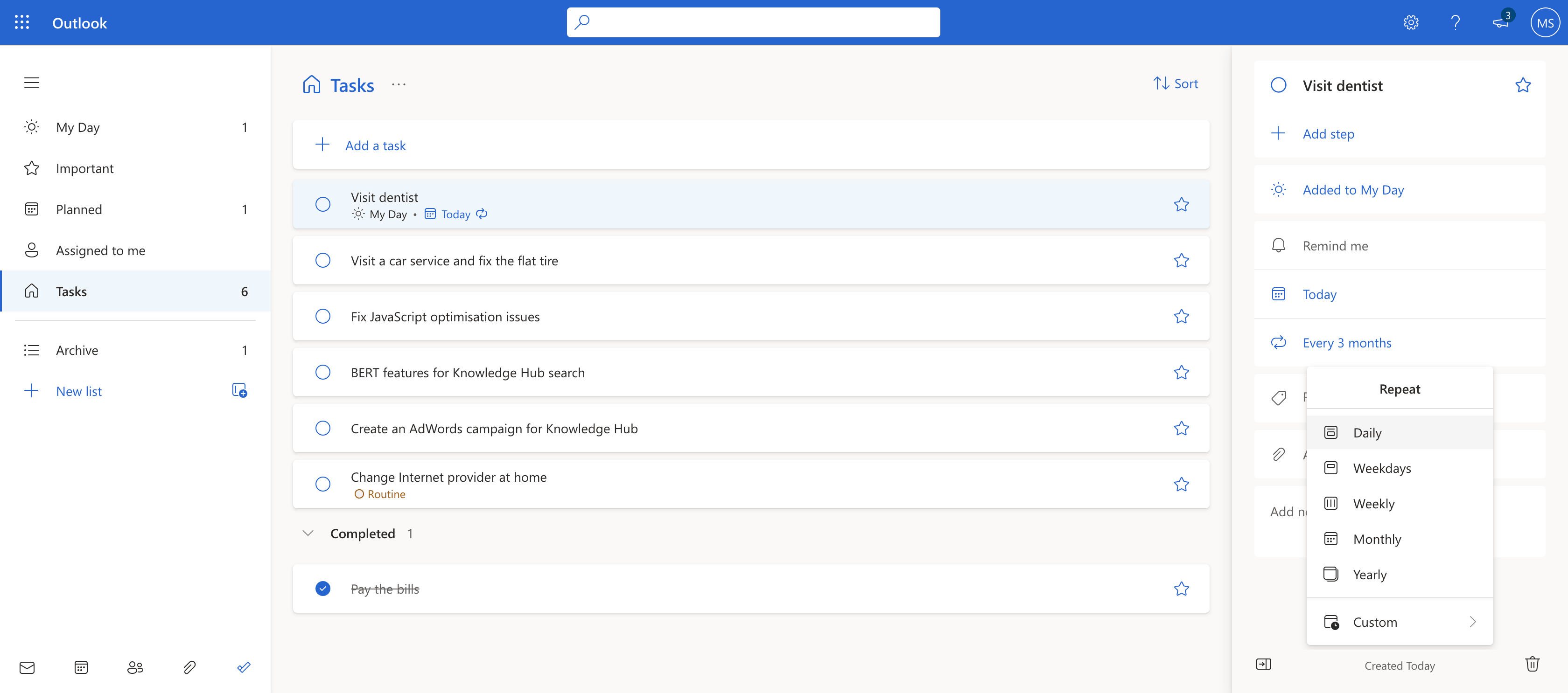 Learn how to use Outlook to manage activities - Microsoft Outlook 365